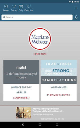 Dictionary - Merriam-Webster for Android - Free APK Download & App Reviews - APKPac.com