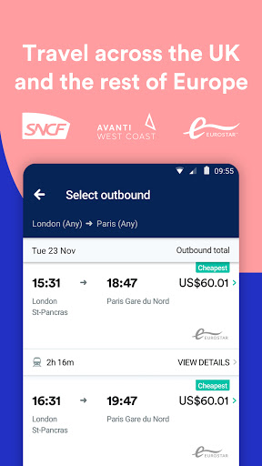Trainline: Train travel Europe for Android - Free APK Download & App ...
