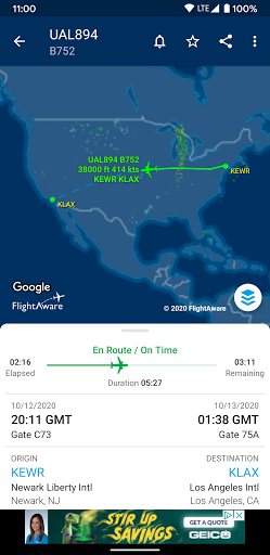 FlightAware Flight Tracker for Android - Free APK Download & App ...
