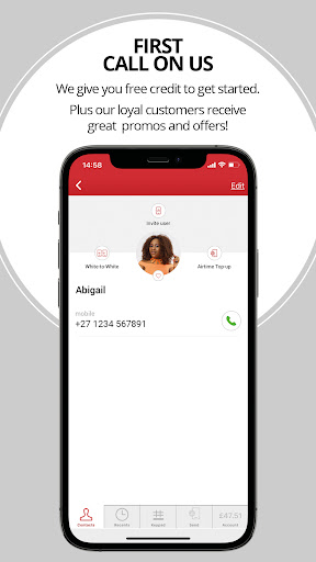White - calling & send airtime for Android - Free APK Download & App ...