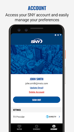 SNY: Stream Live NY Sports for Android - Free APK Download & App ...