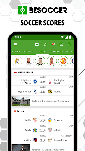 BeSoccer - Soccer Live Score for Android - Free APK Download & App ...