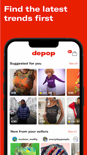 Depop - Buy & Sell Clothes for Android - Free APK Download & App ...