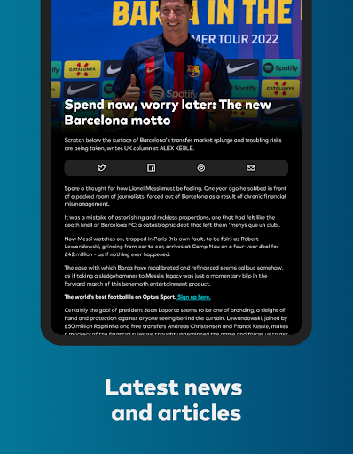 Optus Sport for Android - Free APK Download & App Reviews - APKPac.com