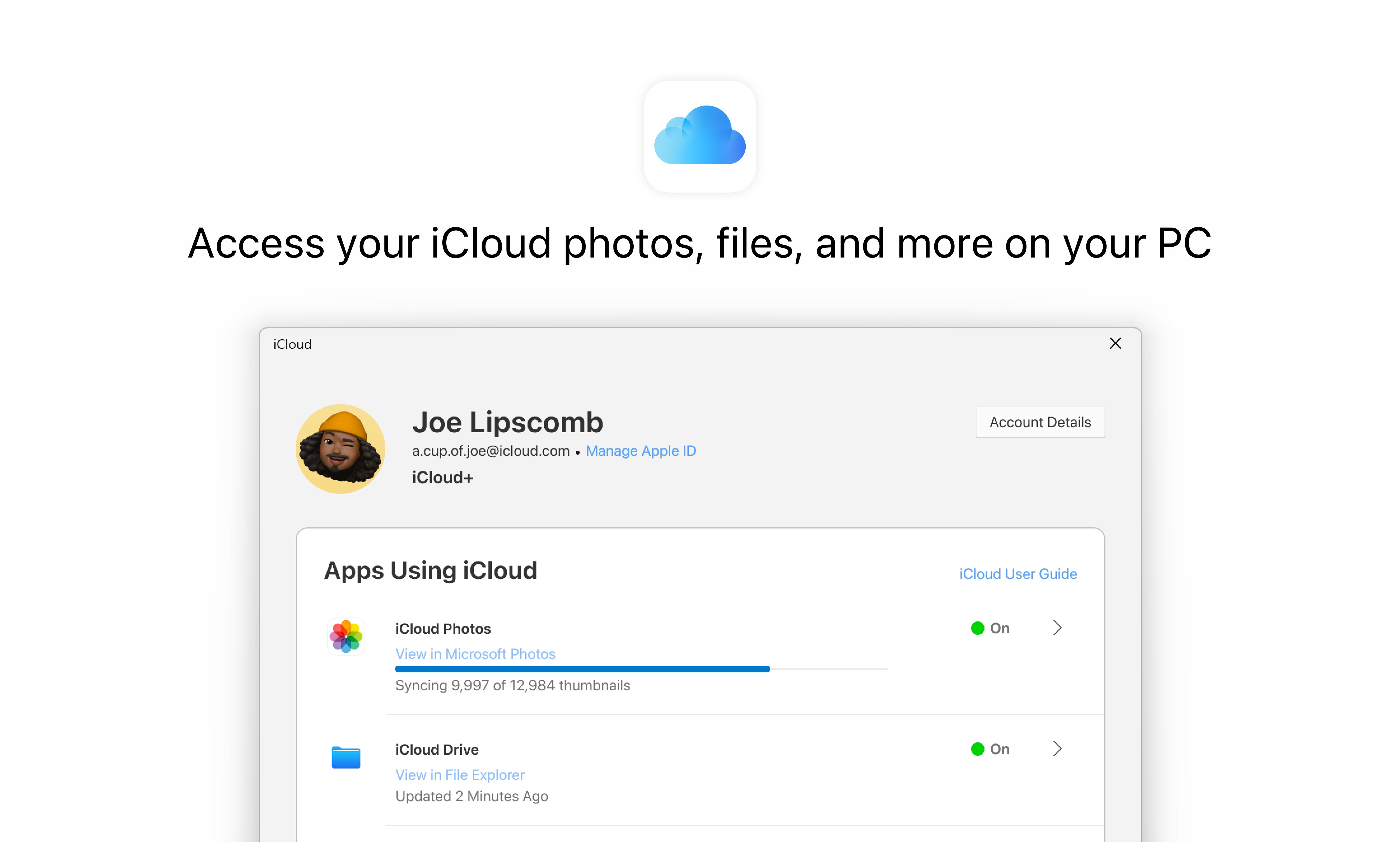 iCloud for Windows - Free Download & Reviews - APKPac.com